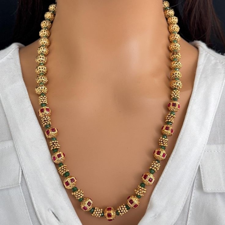 Long Mala Rani Haar Pakistan | Kundan Pearl Maala Necklace | Aurovajewells